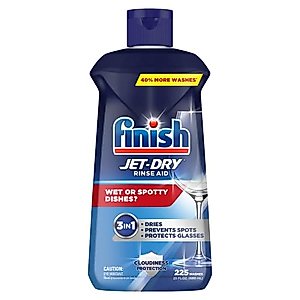 Finish Jet-Dry Rinse Aid, Dishwasher Rinse and Drying Agent, 23 fl oz, Packaging may vary