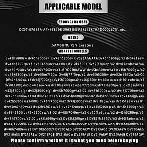 Upgraded DC97-07618A Dryer Drum Felt Seal Replacement AP4453798 PD00025731 PS4218879 3998155 DV42H5200EW DV42H5000EW DV45K6500EV DV48H7400EW Compatible with Samsung Dryer Parts -10 Years QA