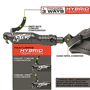 T.R.U. BALL TruBall Beast XT Hybrid - Hybrid Trigger - Buckle - Black - Large