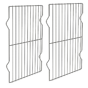 Adorila 2 Pack Cooling Rack for Baking, 8.7" x 6.3" Stainless Steel Grill Rack, Baking Rack for Baking Cooking Roasting Oven Use