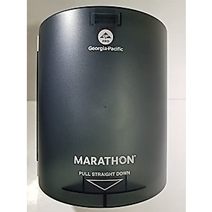 Marathon Center Pull Towel Dispenser Clear