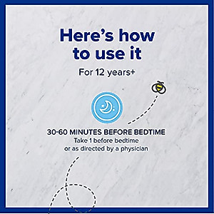 Zarbee's Melatonin 5mg, L-Theanine + GABA Sleep Supplement to Promote Peaceful Sleep, Natural Orange Flavor, Chewable Tablets for Adults Age 12 Up, 60 Count