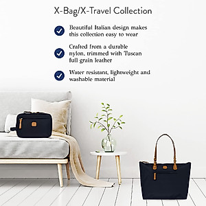 Bric's Sportina X-Bag - Large Tote Bag - 3-Way Shopper Shoulder Bag - Designer Handbag for Travel and Work, Navy