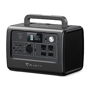 BLUETTI EB70 Portable Power Station, 716Wh LiFePO4 Battery Backup w/ 4 800W AC Outlets (1,400W Peak), 15W Wireless Charger, Solar Generator for Camping, Road Trip, Power Outage (Solar Panel Optional)
