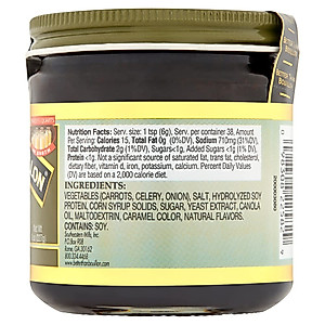 Better Than Bouillon Vegetarian No Beef Base, Made with Seasoned Vegetables, Certified Vegan, Makes 9.5 Quarts of Broth, 38 Servings 8 Ounce (Pack of 1)