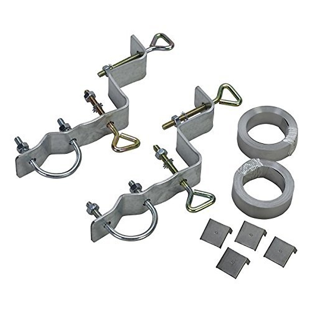 EZ 28-24 Z Style Chimney Mount with 12' Galvanized Straps - TV Antenna Mast Bracket