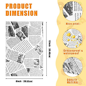 100 Pcs Movie Night Party Supplies Carnival 2 lb 50 Movie Paper Food Tray Party Bowl with 50 Waxed Deli Paper for Movie Decorations Movie Serving Tray Snack Popcorn Holder Assembled(Movie Style)