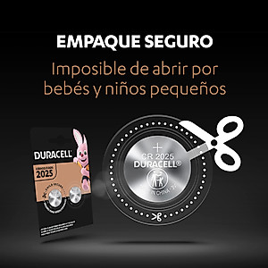 Duracell - 2025 3V Lithium Coin Battery - Long Lasting Battery - 1 Count (Pack of 1)