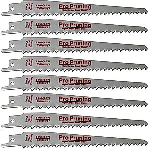 Caliastro 6-Inch Wood Cutting & Pruning Saw Blades for Reciprocating/Sawzall Saws - 8 Pack