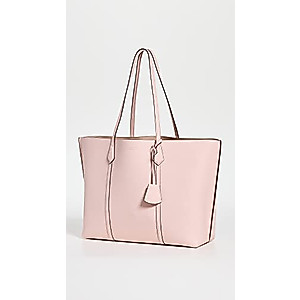 Tory Burch Women's Perry Triple-Compartment Tote, Shell Pink, One Size