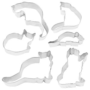 R&M International When the Cat's Away Cookie Cutters, Assorted, 6-Piece Set