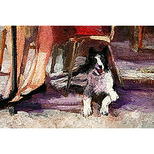 (SOLD) Cafe on the Champs Elysees - Paris cafe by internationally renown painter Yary Dluhos