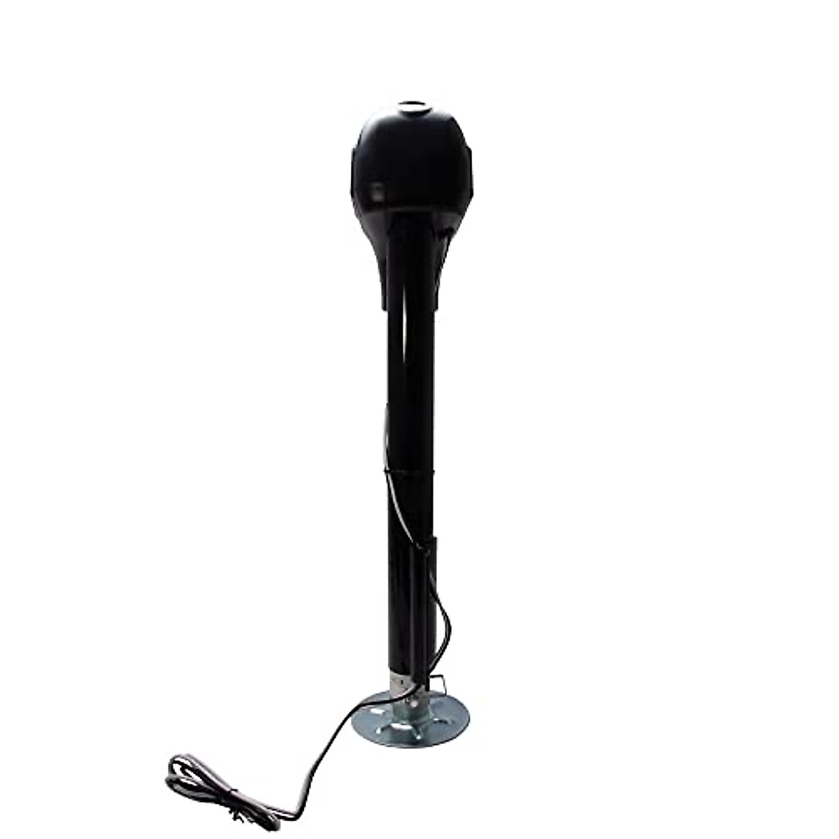 Quick Products JQ-3500SMB Power A-Frame Electric Tongue Jack with Side-Mount, LED Work Light for Camper Trailer, RV - 3,650 lbs. Capacity (Higher Then Standard 3,500 lbs. Jack!), Black