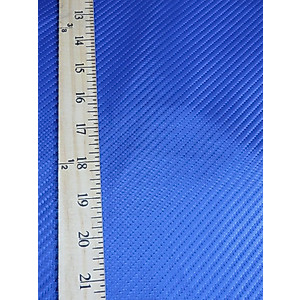 Carbon Fiber Marine Vinyl Fabric - 10 Colors - Sold by The Yard Waterproof PVC Upholstery Commercial Outdoor (Royal)