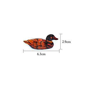 FGen 15pcs Painted Duck Chopsticks Stand Creative Chopsticks Exquisite Chopsticks Stand Exquisite Chopsticks Stand Cute Resin Duck Chopsticks Stand