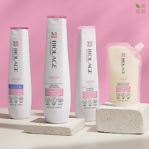 Biolage Color Last Purple Shampoo | Neutralizes Brass & Unwanted Yellow Tones | With Fig & Orchid | Paraben-Free | For Color Treated Hair | Vegan | Cruelty Free | Professional Shampoo | 13.5 Fl. Oz