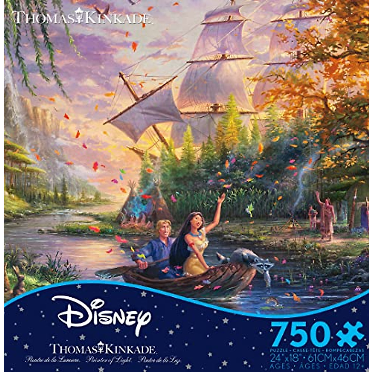 Ceaco - Thomas Kinkade - Disney Dreams Collection - Pocahontas - 750 Piece Jigsaw Puzzle