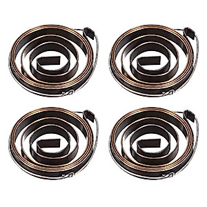 uxcell Drill Press Return Spring, Quill Spring Feed Return Coil Spring Assembly, 2.2Ft Long, 35 x 6 x 0.7mm 2PCS