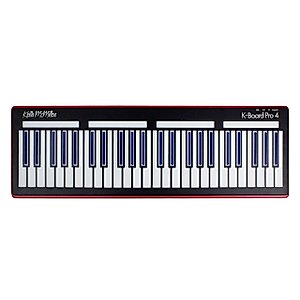 Keith McMillen Instruments K-Board Pro 4 | 48-Key MPE Expressive USB MIDI Controller with Polyphonic Aftertouch, Per-Note Adjustable Pitch Bend, and Per-Note Modulation/Slide