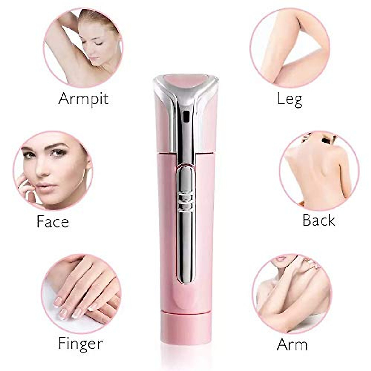 Excellent Home Epilator Portable Mini Female Facial Hair Remover, Female Electric Hair Remover, Female Safe and Painless Hair Trimmer, Bikini Trimmer, Facial Hair, Razor