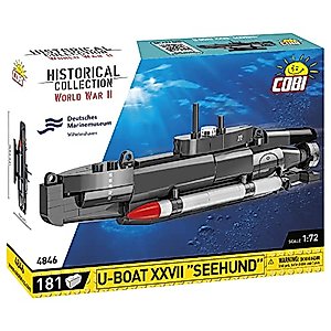 COBI Historical Collection WWII DEUTSCHES MARINEMUSEUM U-Boat XXVII SEEHUND Submarine