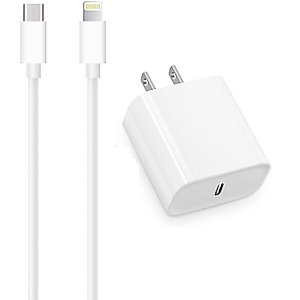 iPhone 14 13 12 11 Super Fast Charger [Apple MFi Certified ] 20W High Speed PD USB-C Wall Charger 6FT Cable Compatible with iPhone 14/14 Pro/14 Pro Max/14 Plus/13/13Pro/12/12 Pro/11/11Pro,iPad