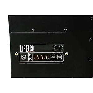 LifePro SCSP760LP 510 Square Inch Barrel Precision Wood Pellet Smoker Grill with Digital Control, 2 Grates for Large Cook Surface