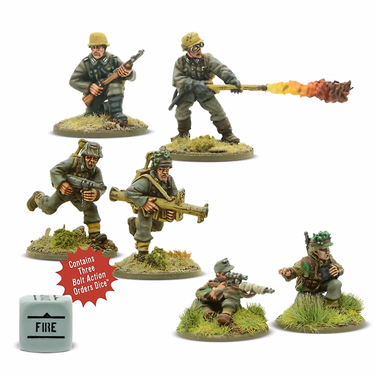 Warlord Games German Army Weapons Teams - 28mm Scale Miniatures for Bolt Action Highly Detailed World War 2 Miniatures for Table-top Wargaming