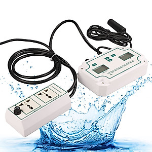 GUPE Water Quality Tester, App Connectable Multilingual 3 in 1 Digital Meter PH Temp EC (US Plug 110V)