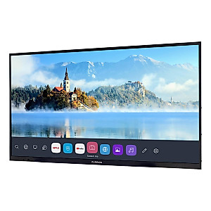 Furrion Aurora 55-Inch Sun 4K UHD LED Smart Outdoor TV - Weatherproof Outdoor Television with HDR10, Anti-Glare, 1,500-Nit LED Screen, Impact-Resistant Screen, External Antenna for Sunny Outdoor Areas