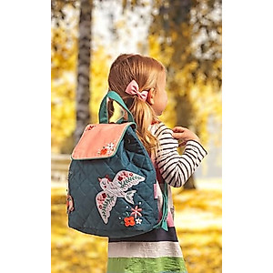Stephen Joseph Kids' Unisex Toddler Back to School, Quilted Backpack, Construction, One Size