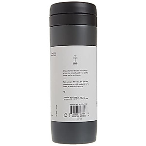 ESPRO P1 French Press Coffee Maker for Travel - Double Walled Stainless Steel Vacuum Insulated Coffee Maker and Tea Maker, Portable and Durable Coffee Press for Travel, 12 Ounce, Gun Metal Gray