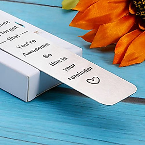 Bookmarks Gifts for Book Lovers Women Funny Inspirational Bookmark for Best Friends Girls Women Birthday Valentiens Day Christmas Gifts for Book Lovers Her Daughter Sister Coworkers Teenager Girls