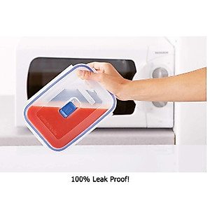 Luminarc Pure Box Active Glass Food Storage Container with Sliding Vent Lid (Square 1.6 Cups / 380ML)