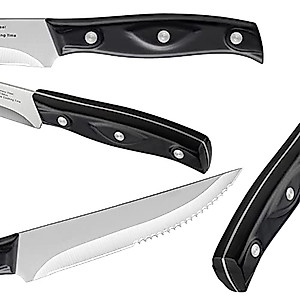Mituer Steak Knives Steak Knife Set - Premium Stainless Steel Steak Knives set of 4