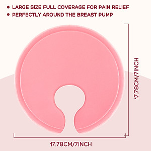 Luguiic Soft Gel Breast Therapy Pads for Breastfeeding & Pumping, Hot Cold Breast Ice Pack for Nursing Pain Relief, Engorgement, Mastitis,Nipple Pain,Breastfeeding Essentials for Nursing Mothers