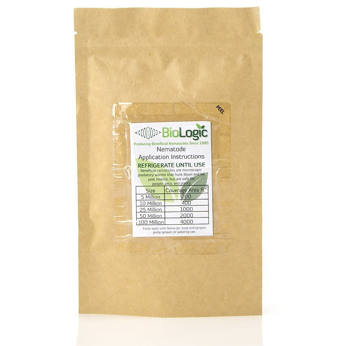 BioLogic's Scanmask Beneficial Nematodes, Steinernema feltiae Sf Nematodes for Natural Insect Pest Control (50 Million with Applicator)