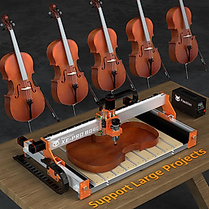 FoxAlien XE-PRO 8040 Extension Kit with Upgraded Hybrid Spoilboard for X-axis, Compatible with XE-PRO CNC Router Machine