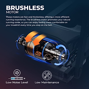 Sunny Health & Fitness Interactive Slim Folding Treadmill with Advanced Brushless Technology, Enhanced Stabilization & Exclusive SunnyFit® App Enhanced Bluetooth Connectivity - SF-T722021