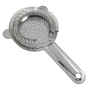 DGHAOP Cocktail Strainer Ice Cube Filter Stainless Steel Bar Strainers Cocktail Professional Bar Tools