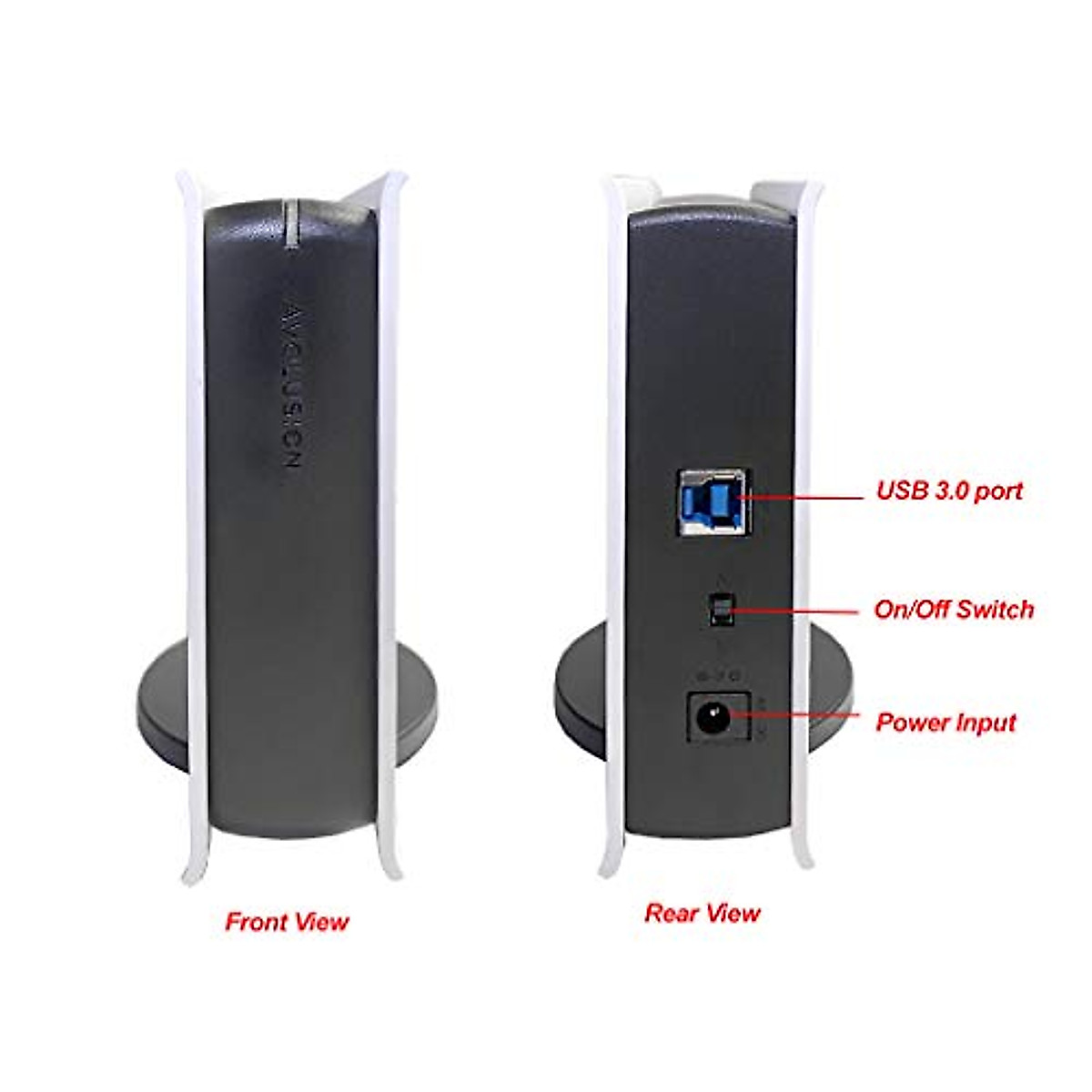 Avolusion PRO-5X Series 14TB USB 3.0 External Hard Drive for WindowsOS Desktop PC/Laptop (White) - 2 Year Warranty