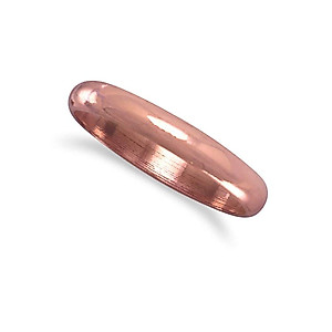 AzureBella Jewelry Copper Band Ring 3mm Made in The USA