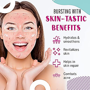 Pamper Day - Jelly Masks for Facials, Peel Off Face Mask Bundle Kit, Jelly Mask Facial Kit for Skin Care, Spa Mask Set With 10 Fruit Peel Masks, Silicone Brush, Mixing Bowl, Spatula, & Measuring Spoon