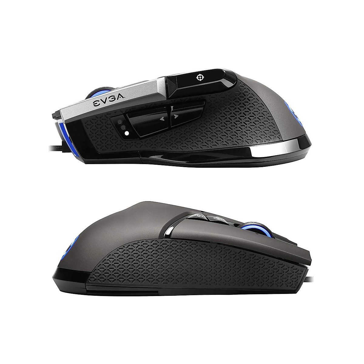 EVGA X17 Gaming Mouse, Wired, Grey, Customizable, 16,000 DPI, 5 Profiles, 10 Buttons, Ergonomic 903-W1-17GR-KR