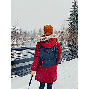 Sherpani Dispatch, Convertible Backpack Tote, Travel Backpack, Crossbody Bags for Women, Laptop Backpack, Fits 13 Inch Laptop (Raven V1)