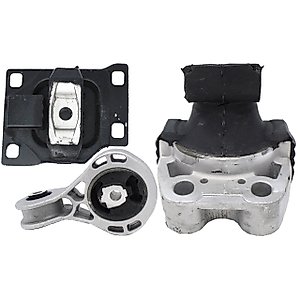ENA Engine Motor and Trans Mount Set of 3 Compatible with Ford 2008 2009 2010 2011 Focus 2.0L Replacement for A5312 A5322 A2986