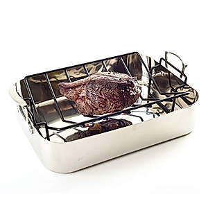 Norpro Nonstick Roasting Rack Heavy Duty | Extra Large 13" x 10" | 1-Count