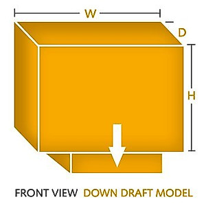 36"W x 36"D x 36"H Down Draft Heavy Duty Canvas Cover for Evaporative Swamp Cooler (36 x 36 x 36)