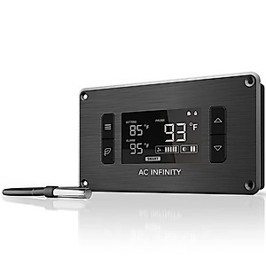 AC Infinity Controller 2, Fan Thermostat and Speed Controller, Controls AIRPLATE, MULTIFAN, USB Fans and Devices, for AV Cabinet Cooling
