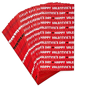 Hallmark Valentine's Day Paper Treat Sacks (30 Bags: "Happy Valentine's Day," Hearts) for Classroom Parties, Valentines, Kids, Coworkers